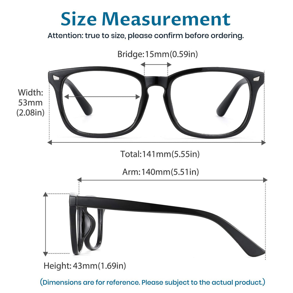 Cyxus Blue Light Glasses for Anti Glare and Eyes Strain Eyewear Frame ...