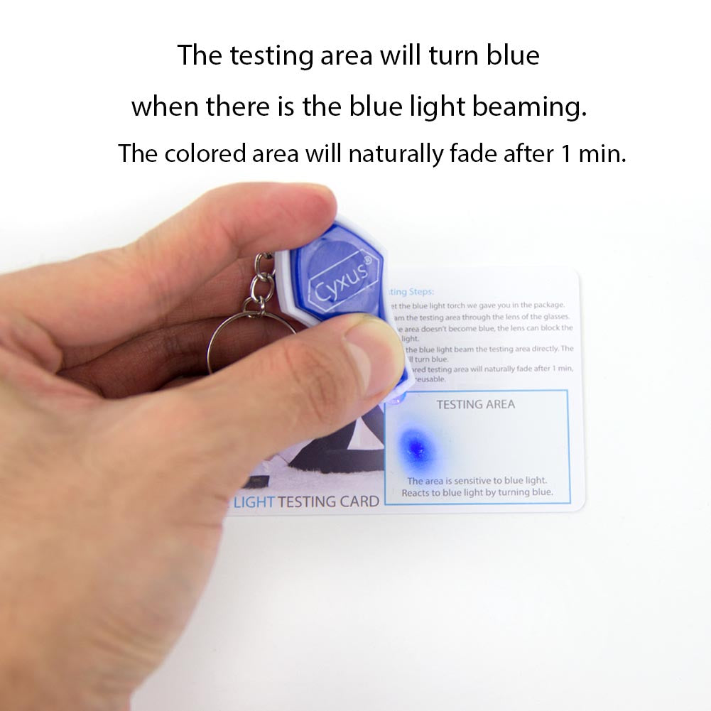 Cyxus Blue Light Test Card | Cyxus